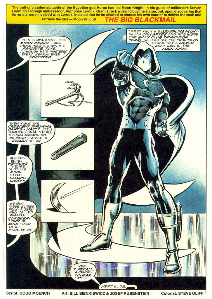 What's Your Favorite Moon-Weapon? - Moon Knight - Comic Vine