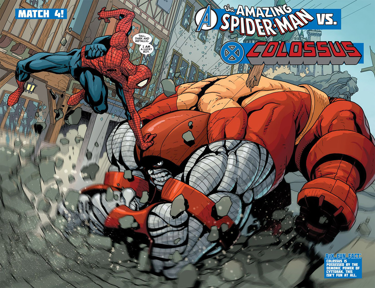 Spider-Man vs Colossus - Battles - Comic Vine