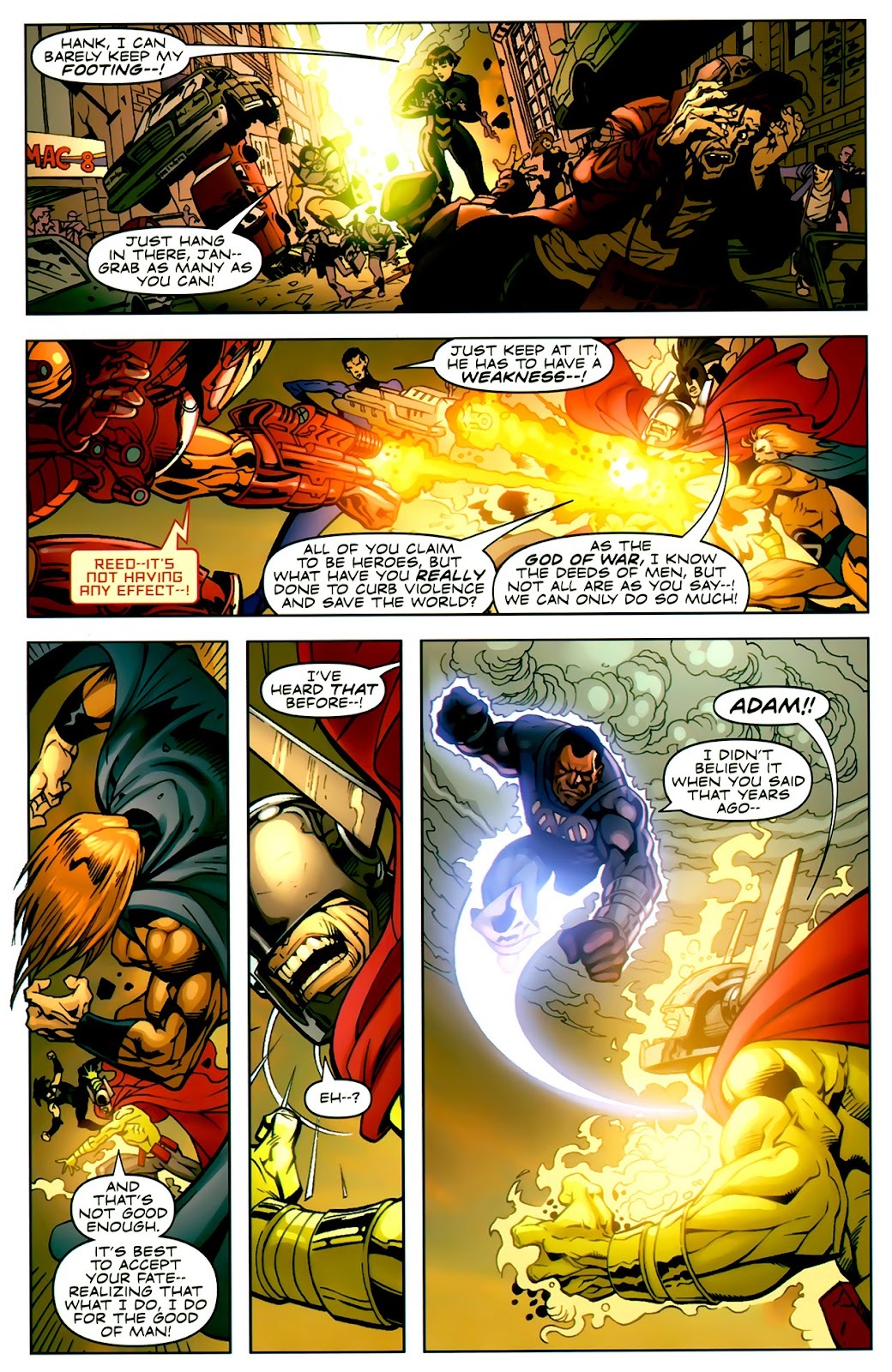 The Sentry vs Blue Marvel - Battles - Comic Vine