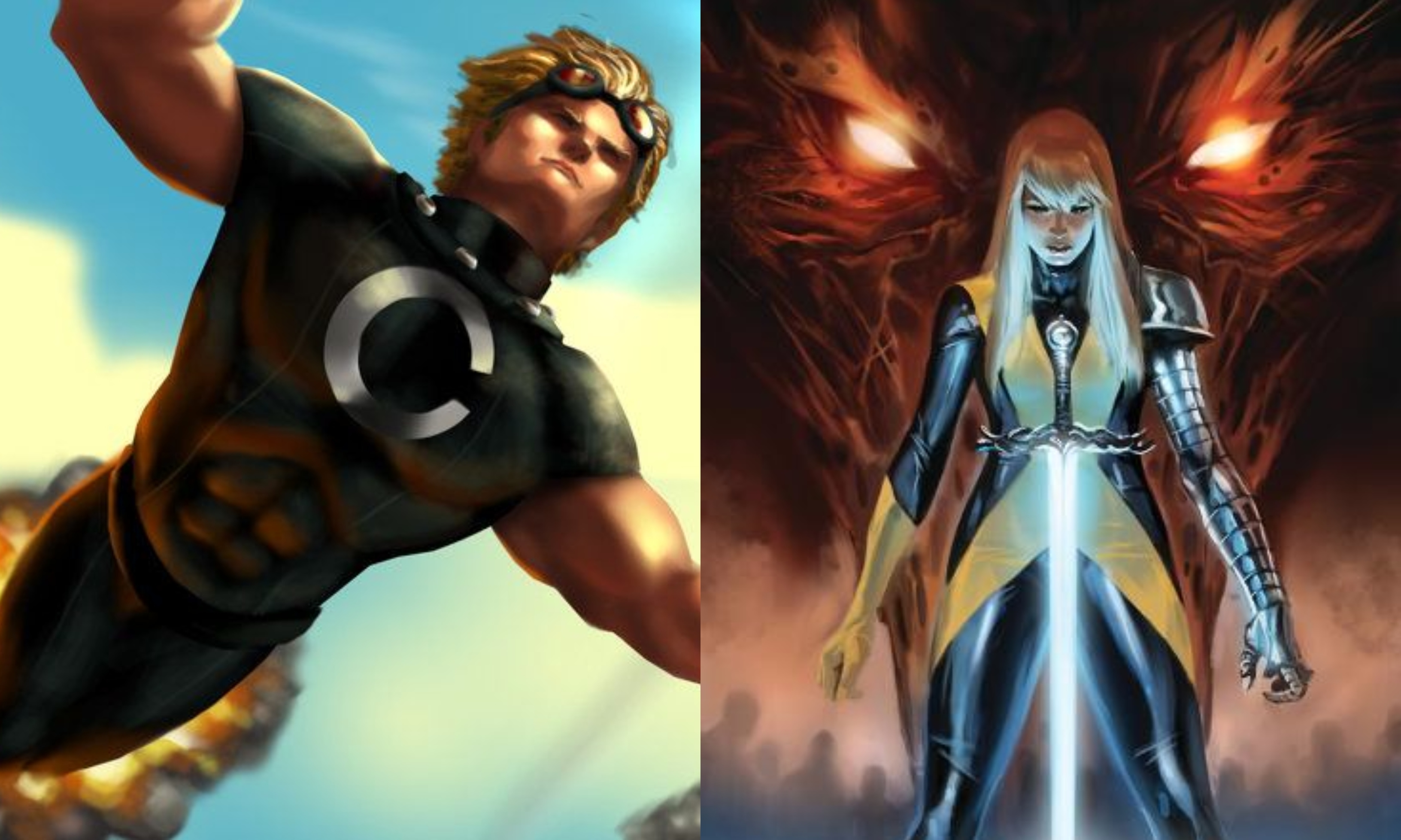 X-Men Mixed Tag Championship ROUND 2- Jean Grey & Nightcrawler VS Magik ...