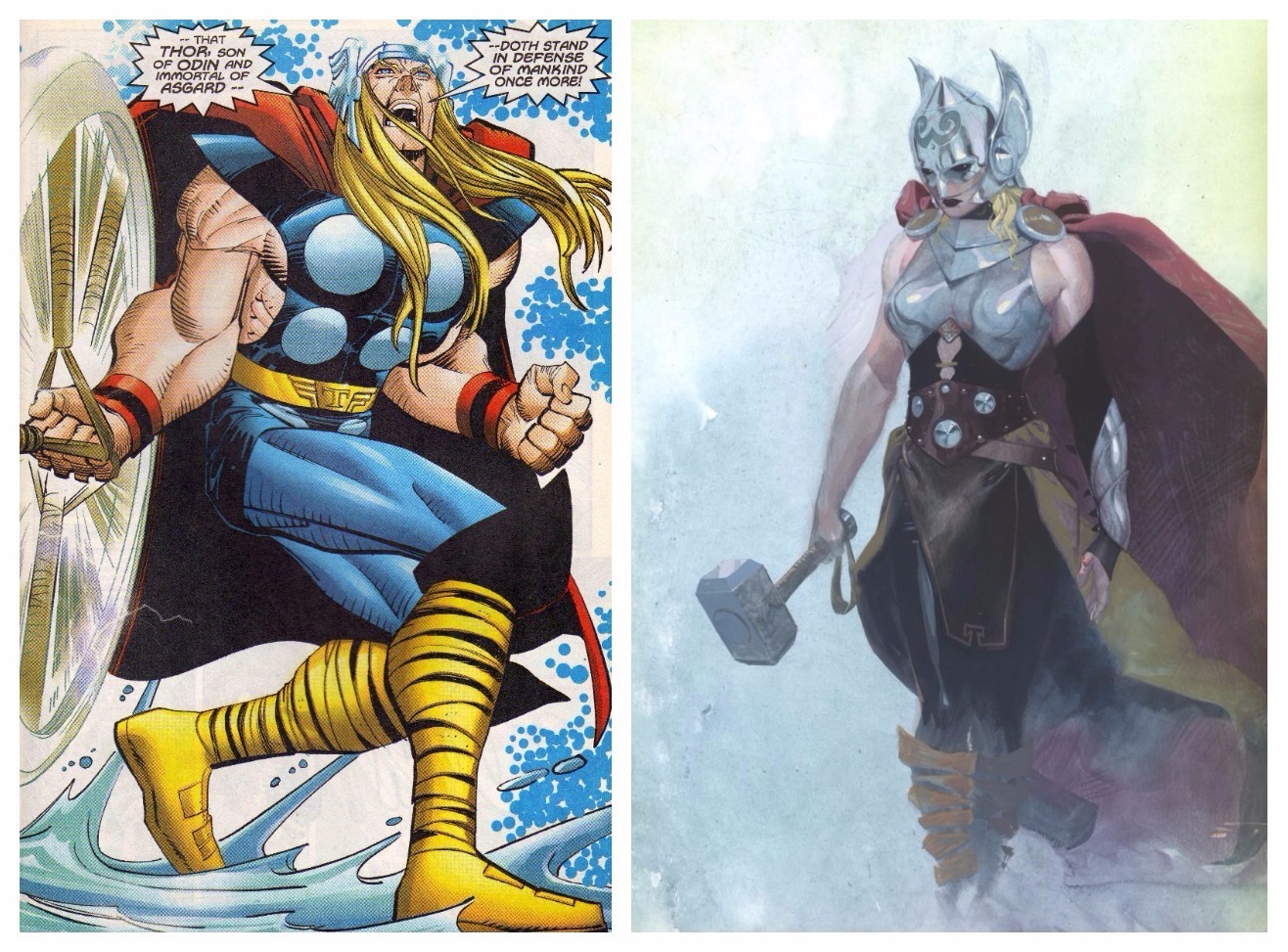 Hulk and Red She Hulk vs Thor and She Thor - Battles - Comic Vine