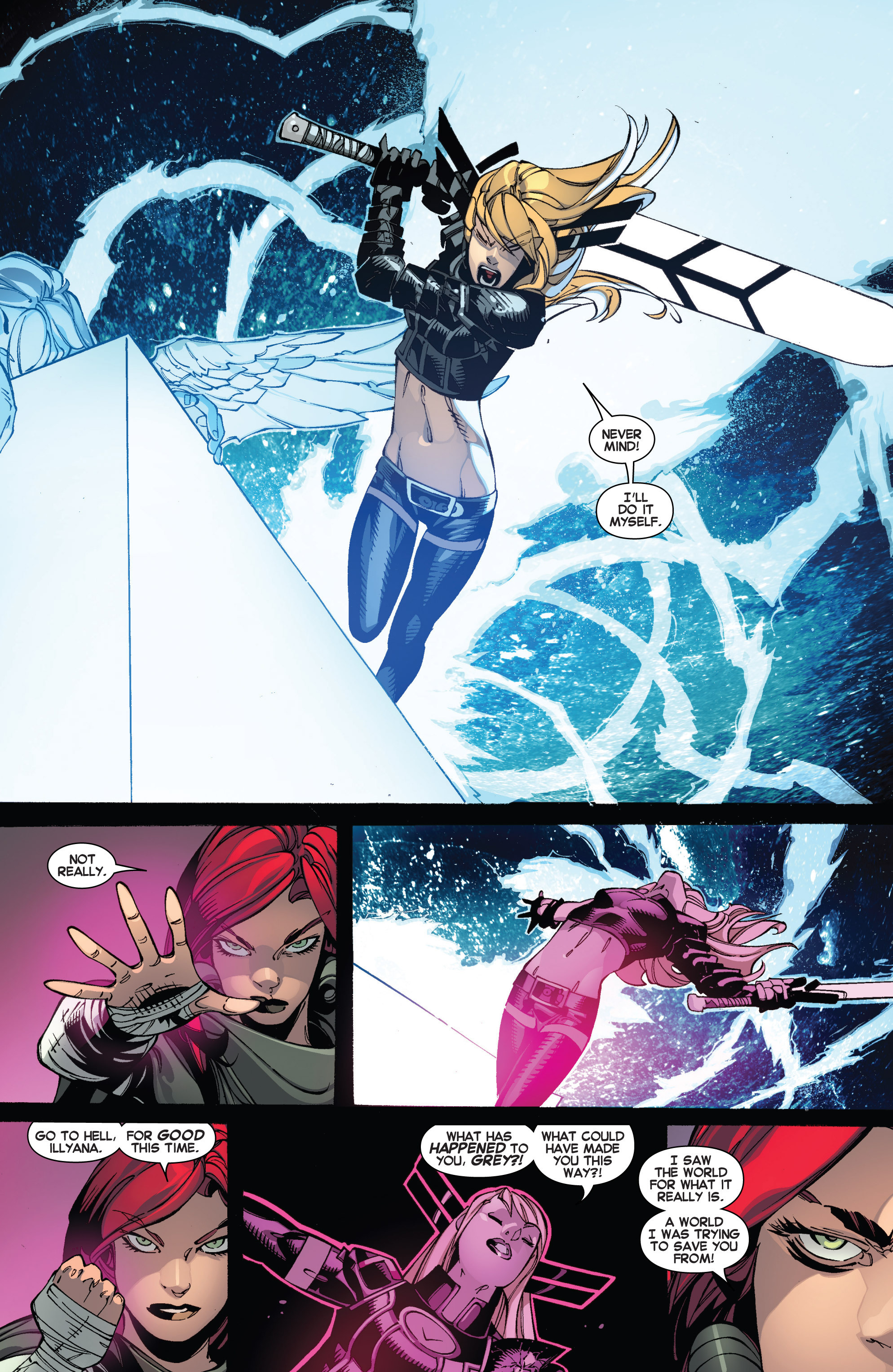X-Men Mixed Tag Championship ROUND 2- Jean Grey & Nightcrawler VS Magik ...