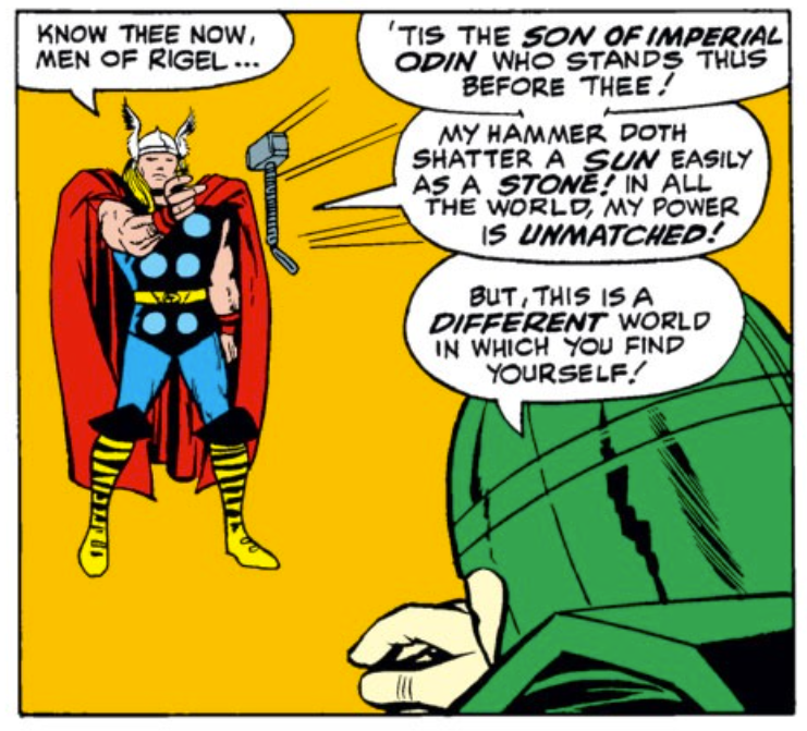 EMH Thor thunderclaps a black hole CALC: Solar System Level - Gen ...