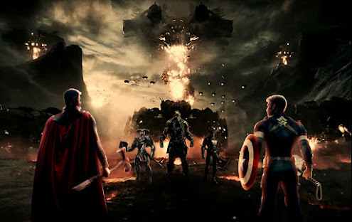 IW Thor and Worthy Cap (MCU) vs The Steppenwolf Twins, Darseid and his ...