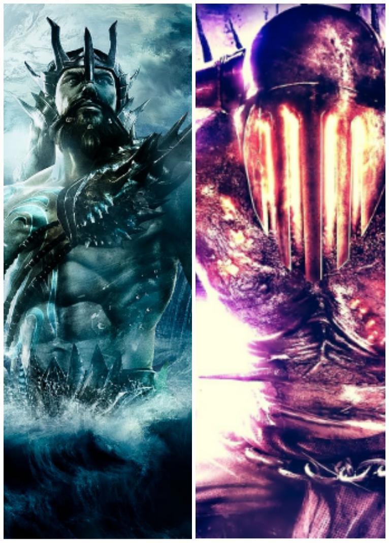 Anubis, Set and Horus (Gods of Egypt movie) vs Hades and Poseidon (god ...