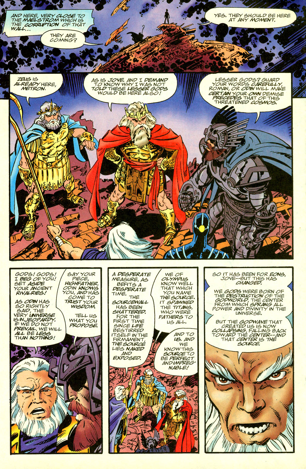 The One runs the Cosmic Gauntlet - Battles - Comic Vine