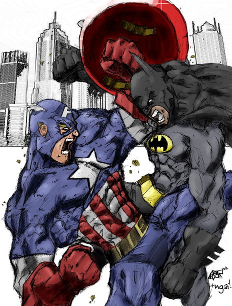 Terminator, Predator Elite vs Batman and Captain America - Battles ...