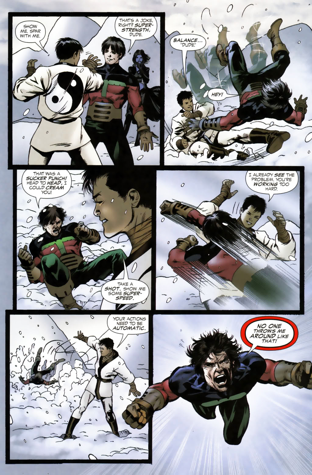 Batman and Wildcat vs. Karate Kid - Battles - Comic Vine