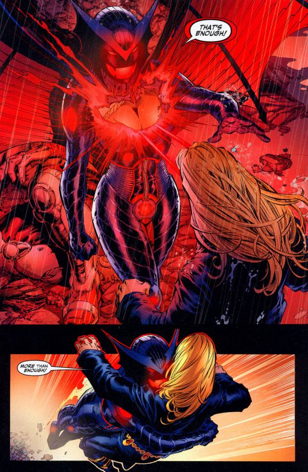 Nightwing Powergirl Vs Mon El Battles Comic Vine
