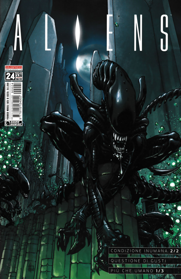 SaldaComics Aliens #24 - Aliens: Condizione inumana 2/2; Aliens: Questione di gusti; Aliens: Più ...