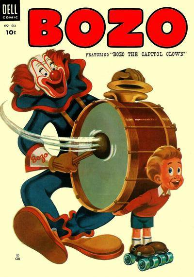 Four Color #551 - Bozo, featuring Bozo the Capitol Clown (Issue)