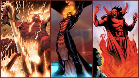 Marvel Demons Mephisto, Surtur & Dormammu vs DC Gods Doctor Fate ...