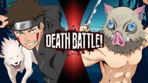 Kiba Inuzuka (Naruto shippuden) vs Inosuke Hashibira (demon slayer ...