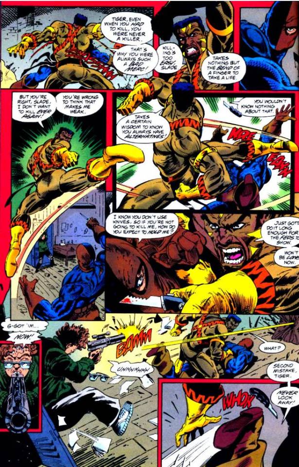 Bronze Tiger and Batman vs. Wildcat and Red Hood - Battles - Comic Vine