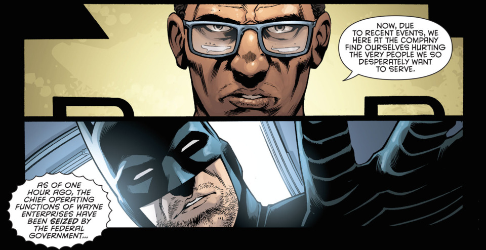 Wayne Enterprises Building Cartoon