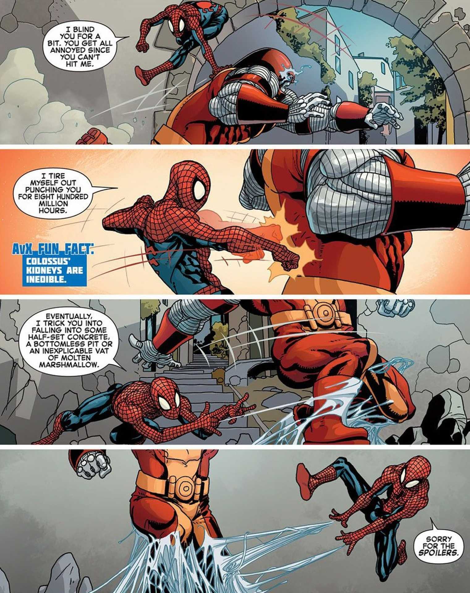 Spider-Man vs Colossus - Battles - Comic Vine
