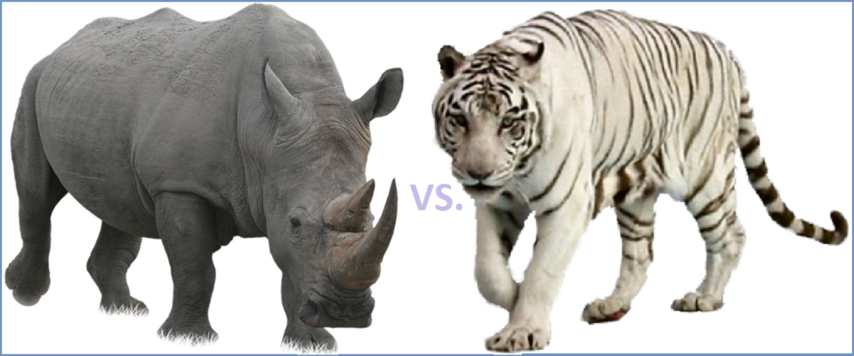Rhino vs Tiger - Battles - Comic Vine