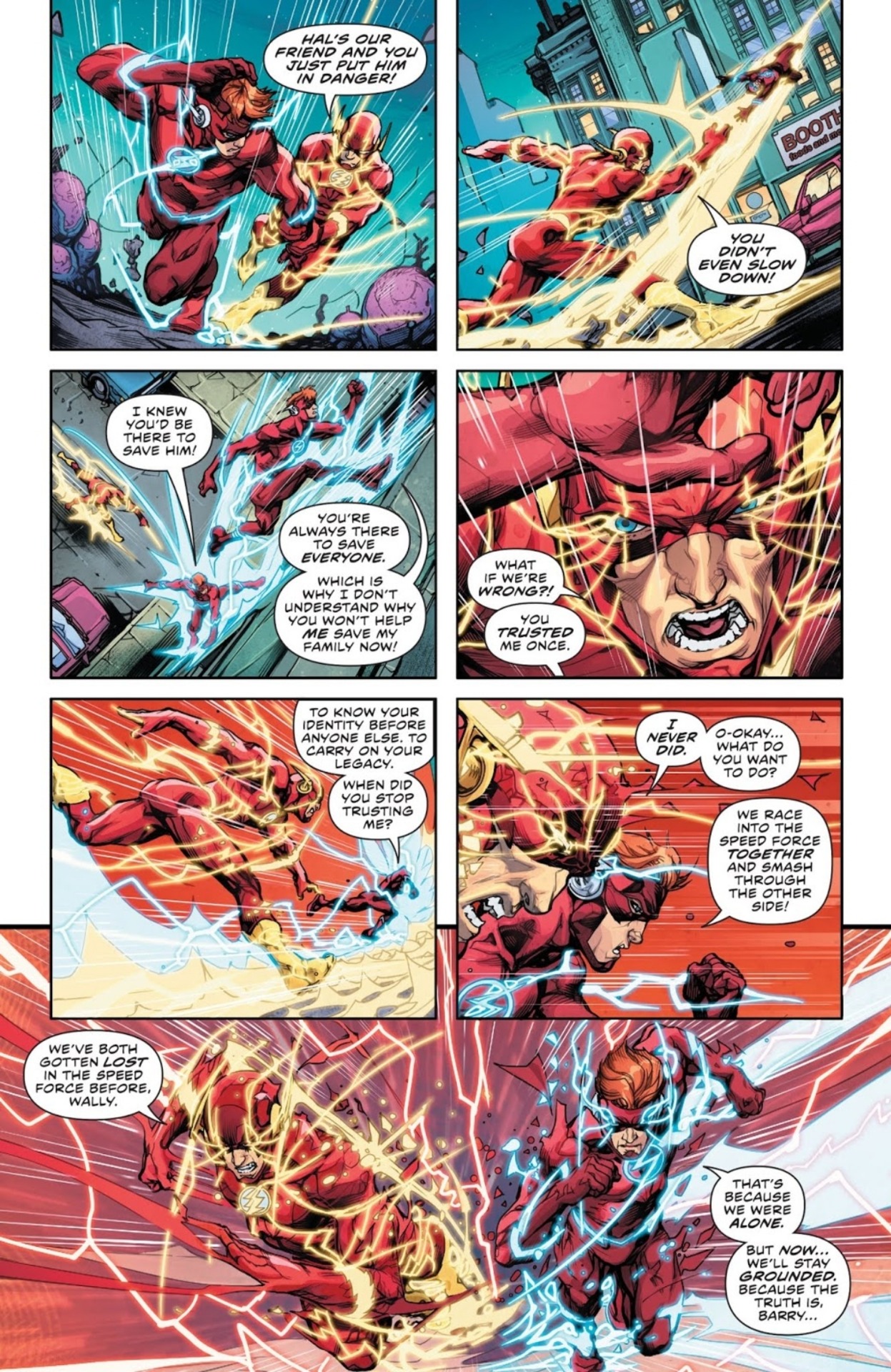 Is Wally faster than Barry?