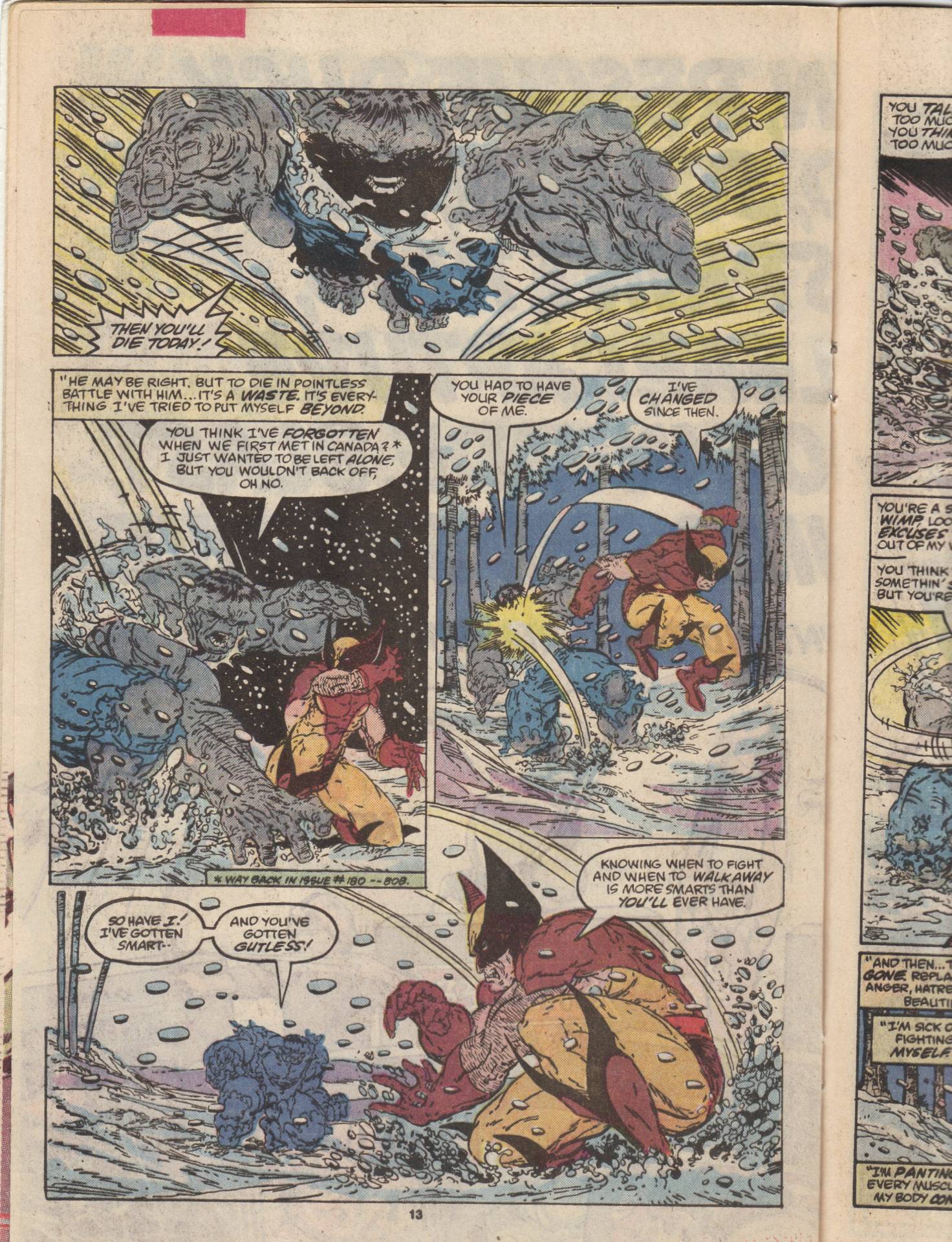 Wolverine & Juggernaut vs. Joe Fixit & Savage Hulk - Battles - Comic Vine